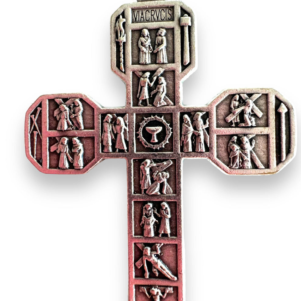 2" Crucifix with Stations of the Cross Medal – Catholic Religious ...