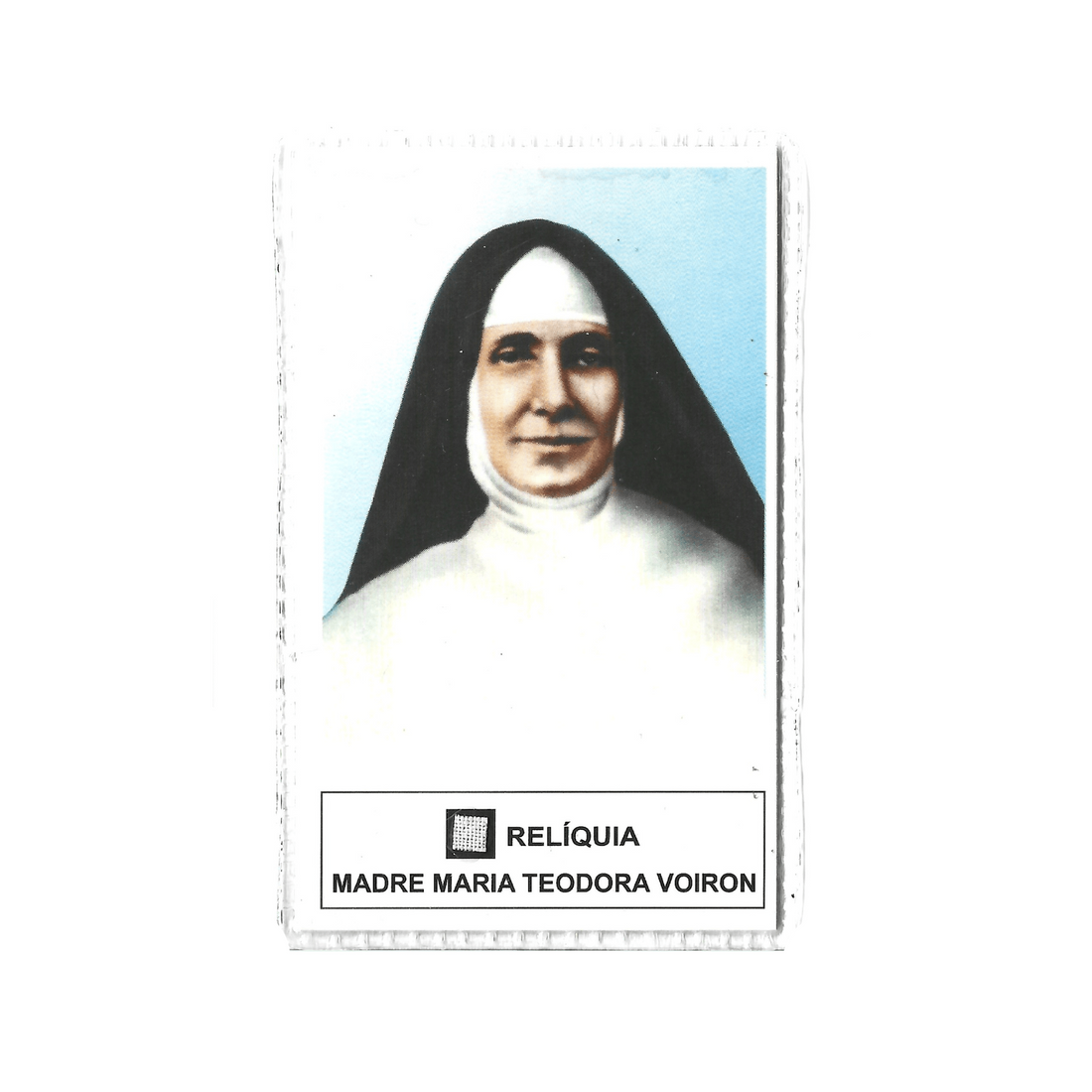 Blessed Mother Maria Teodora Voiron Holy Card - Relic ex-indumentis ...