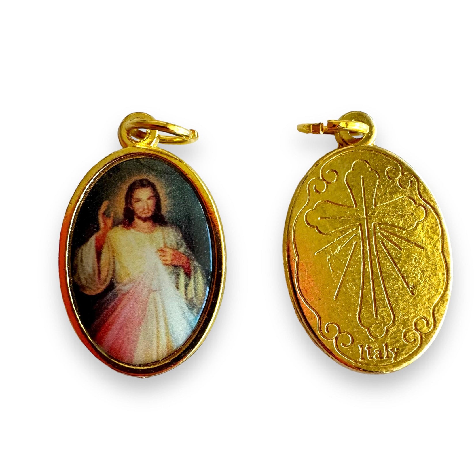 Divine Mercy Of Jesus - Medal - Pendant - Charm - Blessed by Pope ...