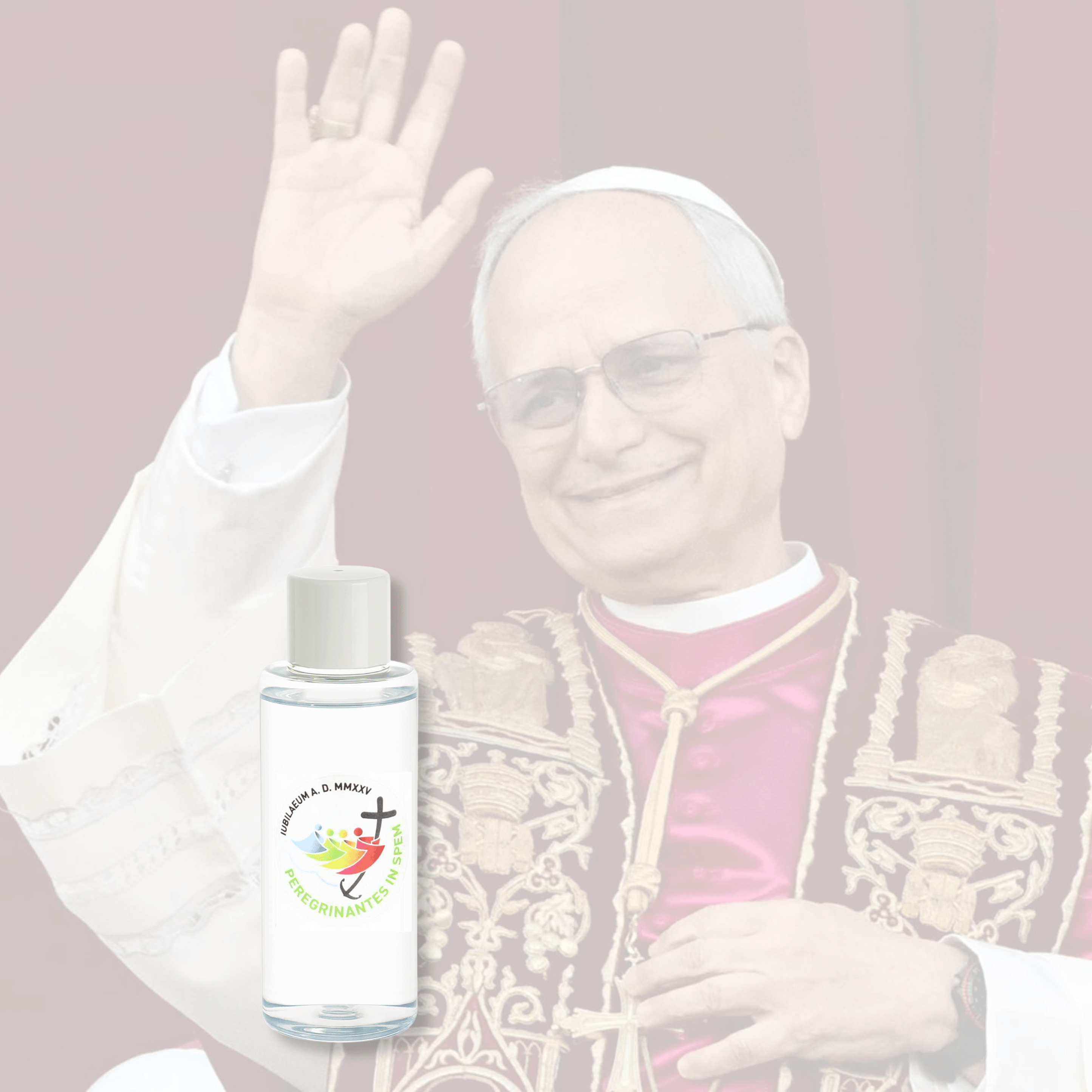 Jubilee 2025 Holy Water Bottle – Blessed by Pope Francis and Pope Leo ...