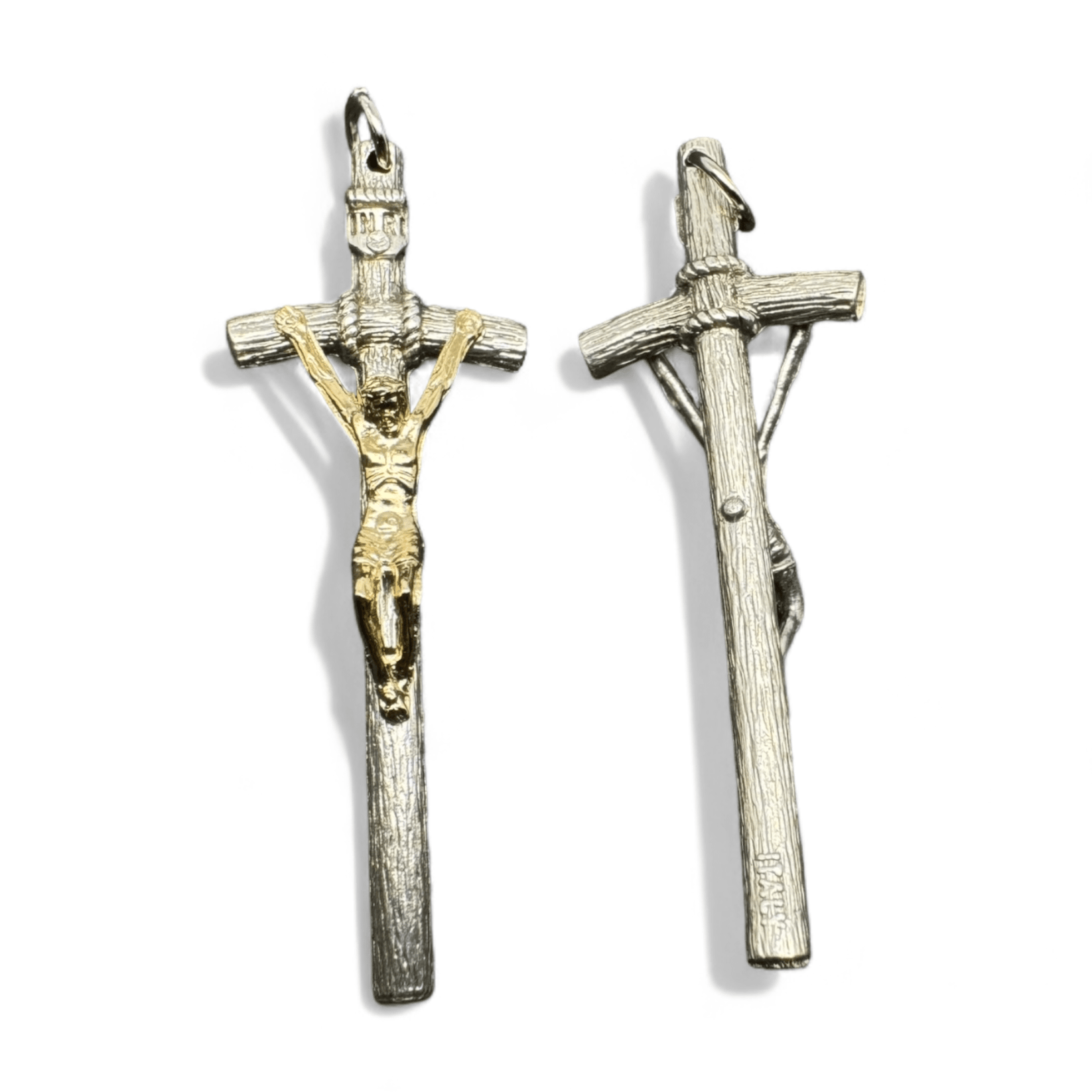 Lot Rosary Parts - Cross - Crucifix - JPII - Blessed by Pope – Catholically