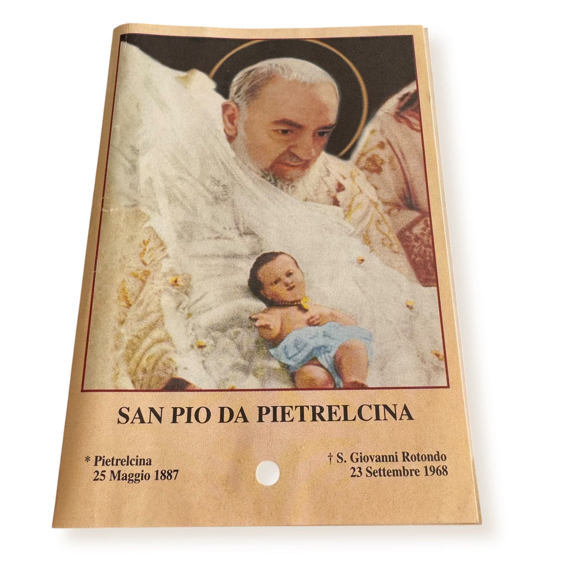 Padre Pio Holy Card - St. Pio vintage Prayer Card – Catholically
