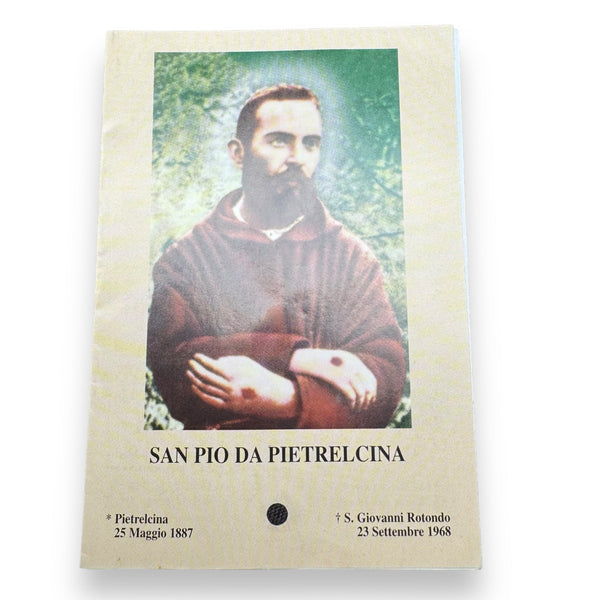 Padre Pio Holy Card - St. Pio vintage Prayer Card – Catholically