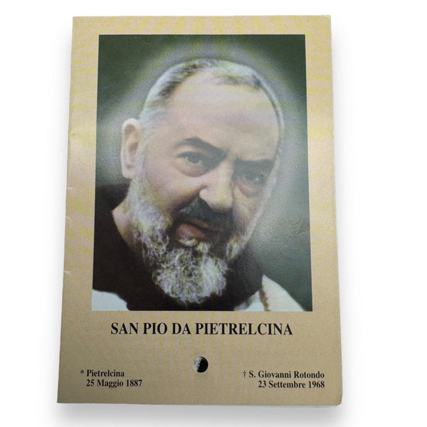 Padre Pio Holy Card - St. Pio vintage Prayer Card – Catholically