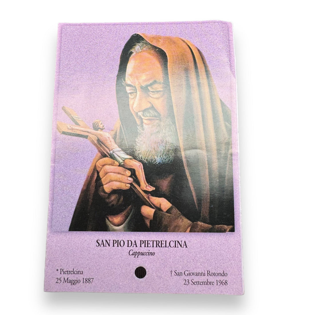 Padre Pio Holy Card - St. Pio vintage Prayer Card – Catholically