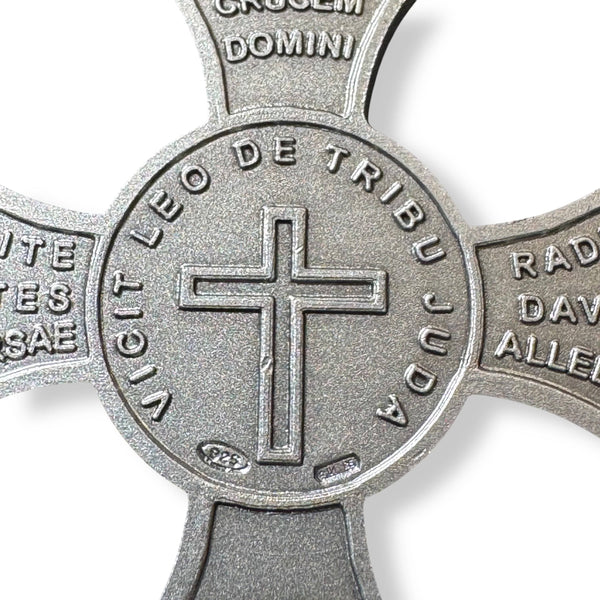 St. Anthony of Padua Cross 925 Silver Medal – 1892 Leo XIII Blessing ...
