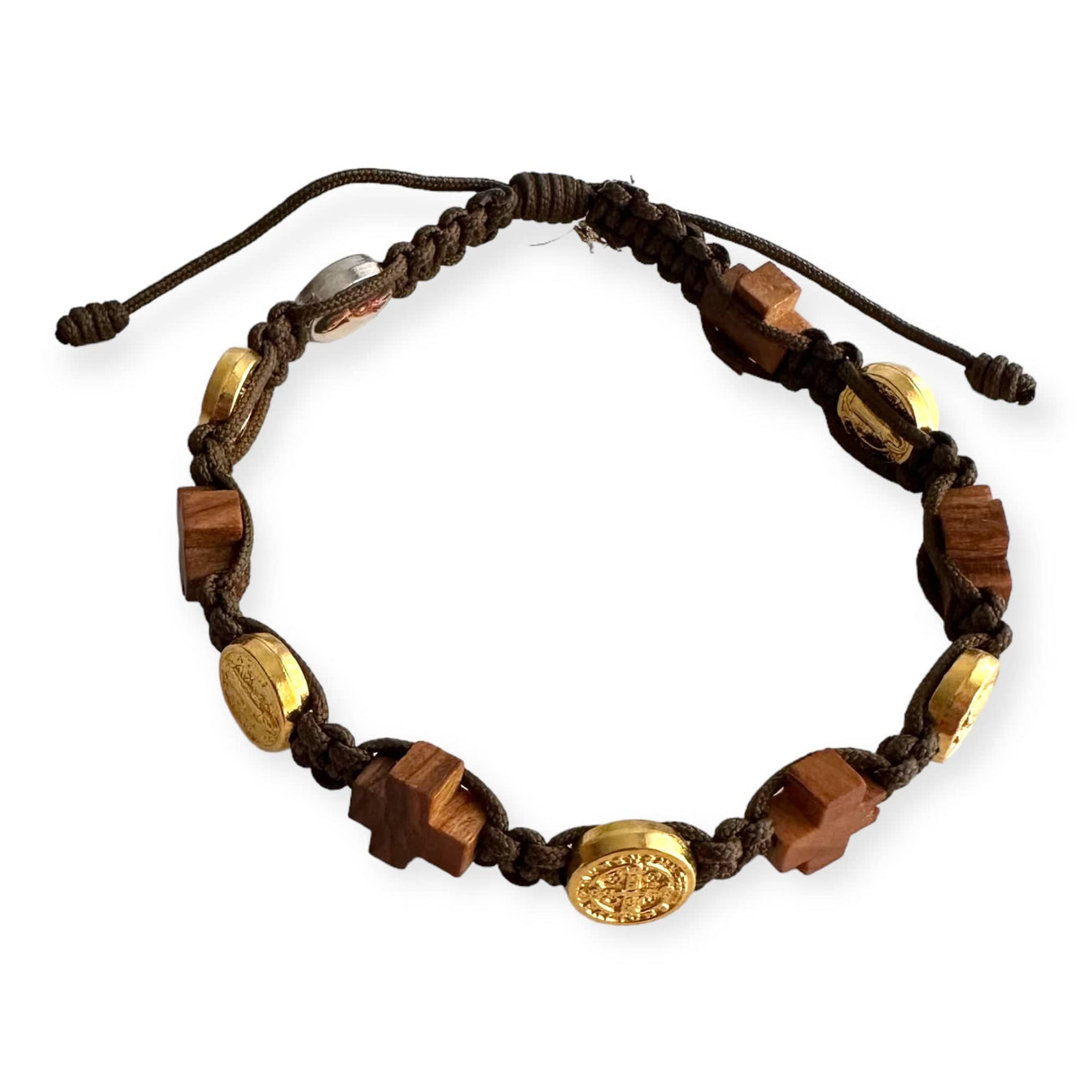 St. Benedict Ten Beads - Hand Rosary Prayer Beads - Blessed by Pope ...
