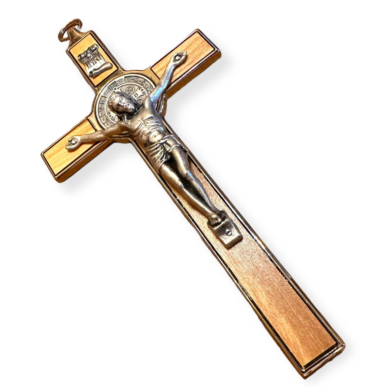 St. Benedict HQ 7" Wooden Crucifix | Exorcism Cross | Blessed ...