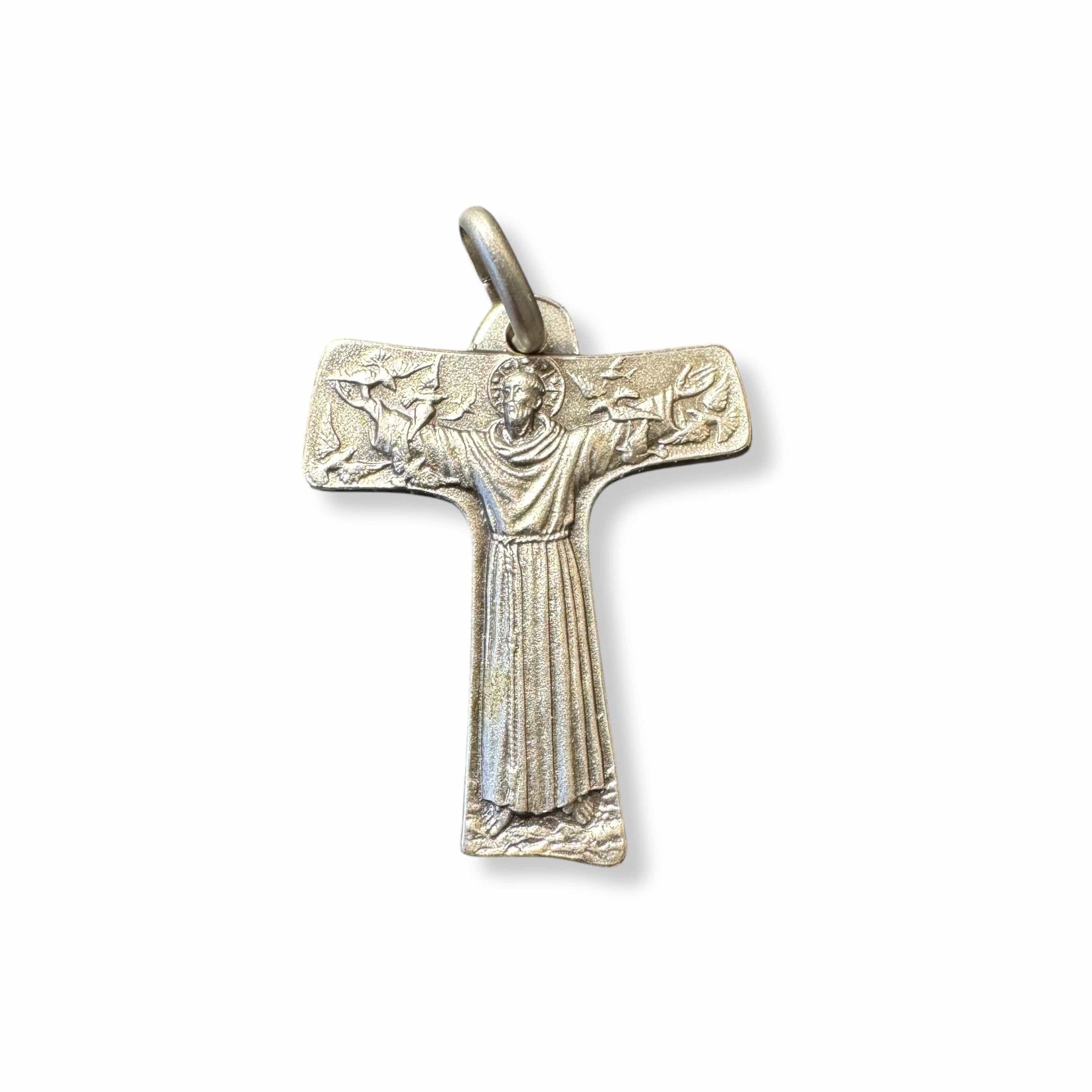 Tau Crucifix |Franciscan Cross Sterling Silver | St.Francis Of Assisi ...