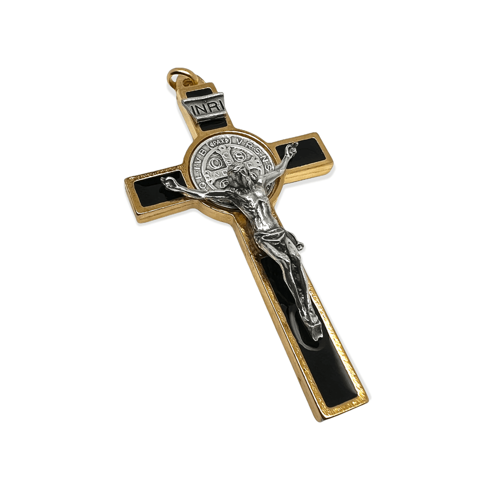 Black Saint St. Benedict 3" Crucifix - Exorcism Cross -Blessed ...