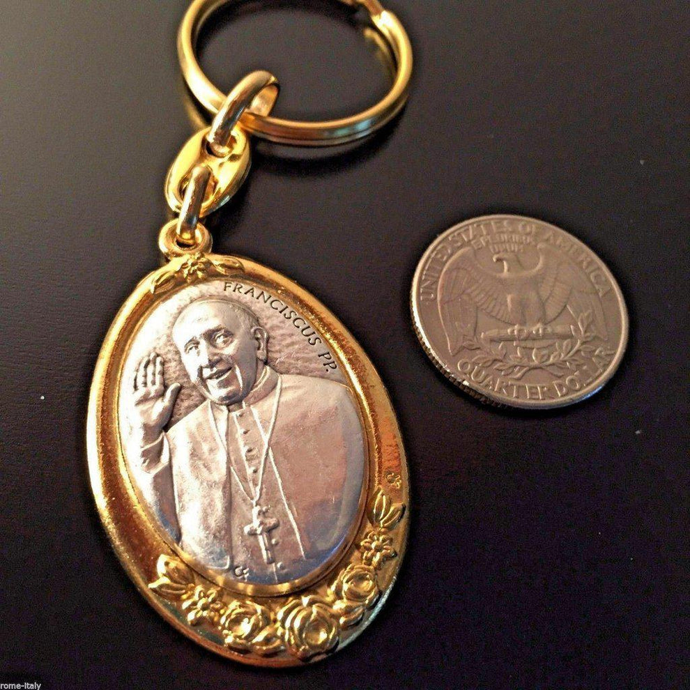 Key Ring - Keychain Medallion - Catholic Gift - Blessed by Pope ...