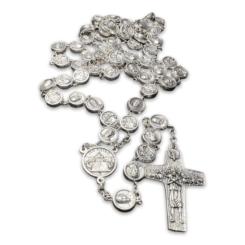 Dedicated To Pope Francis - Metal Rosary - Heavy! - Blessed by Pope ...