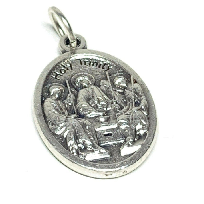 Holy Trinity Medal Pendant Catholic Charm Our Lady Of Perpetual Help ...