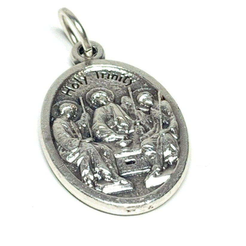 Holy Trinity Medal Pendant Catholic Charm Our Lady Of Perpetual Help ...