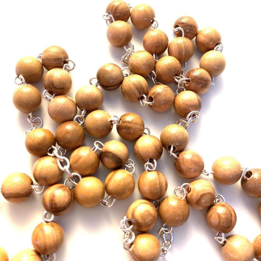 Getting a Rosary Blessed by Pope Francis - Olive Wood Prayer Beads ...