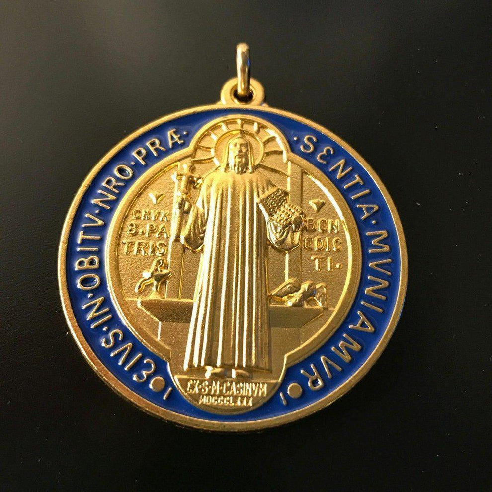 Saint Benedict 2" Medal - Exorcism - Medalla de San Benito - Blessed ...
