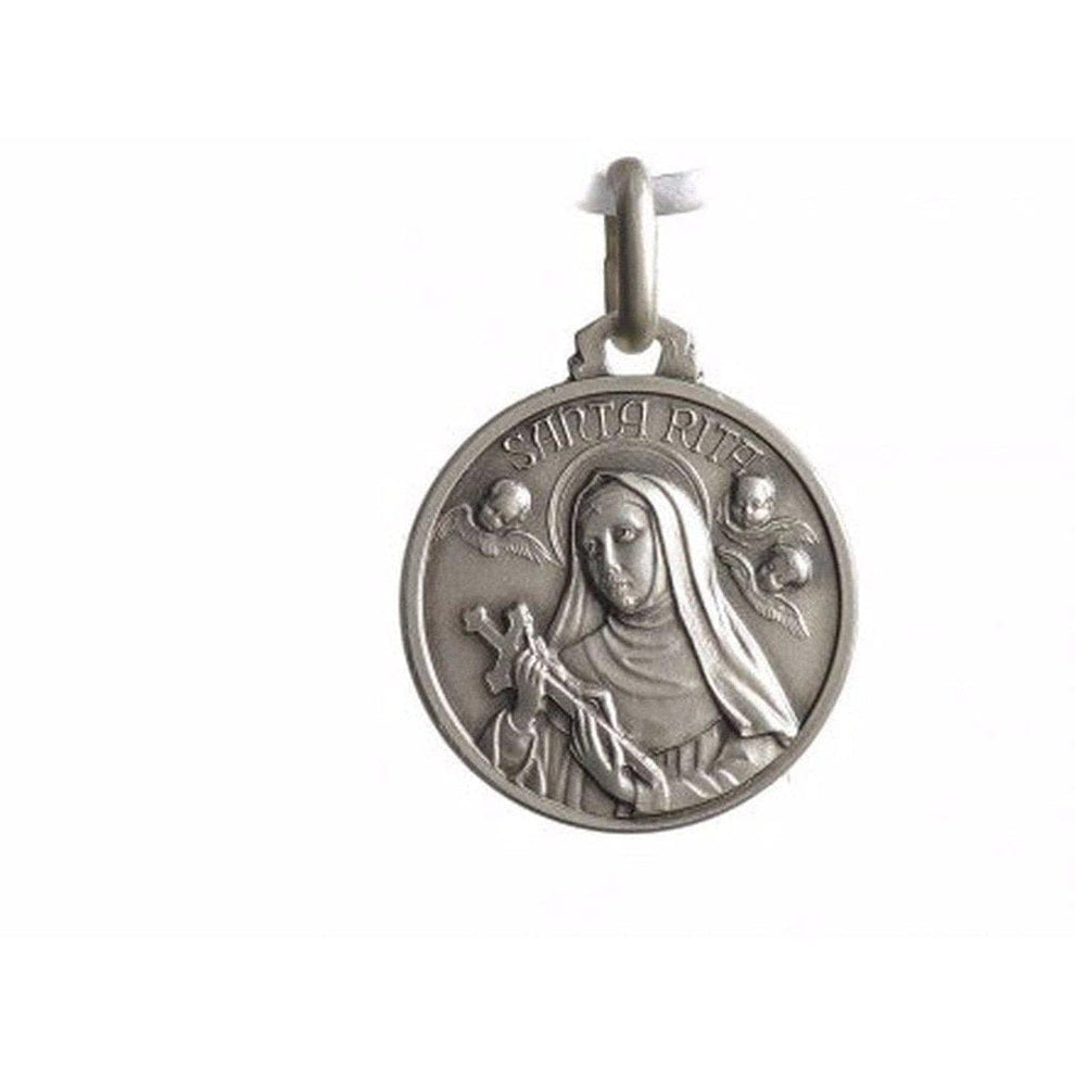 St. Rita Of Cascia Medal | Sterling Silver Sickness |Abuse |Parenthood ...