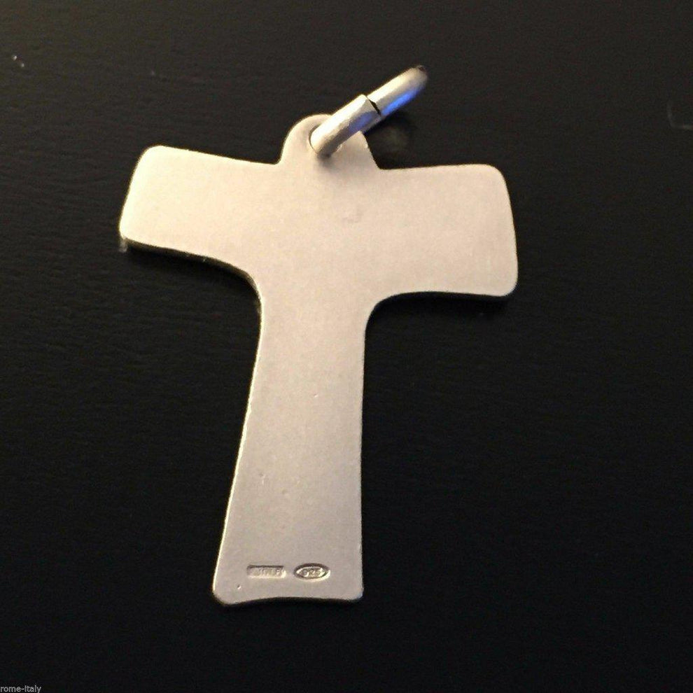 Tau Crucifix |Franciscan Cross Sterling Silver | St.Francis Of Assisi ...