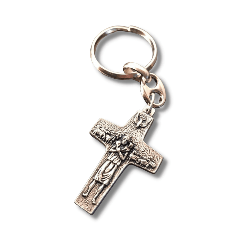 Vedele - Key Ring Pope Francis Pectoral Cross - Crucifix -Blessed ...