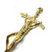 Wall Crucifix - Scorzelli Golden Cross - St. JPII- Blessed by Pope ...